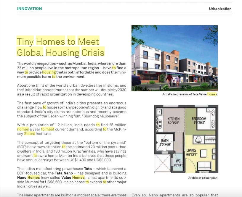 Tiny Homes to Meet Global Housing Crisis – David South Consulting